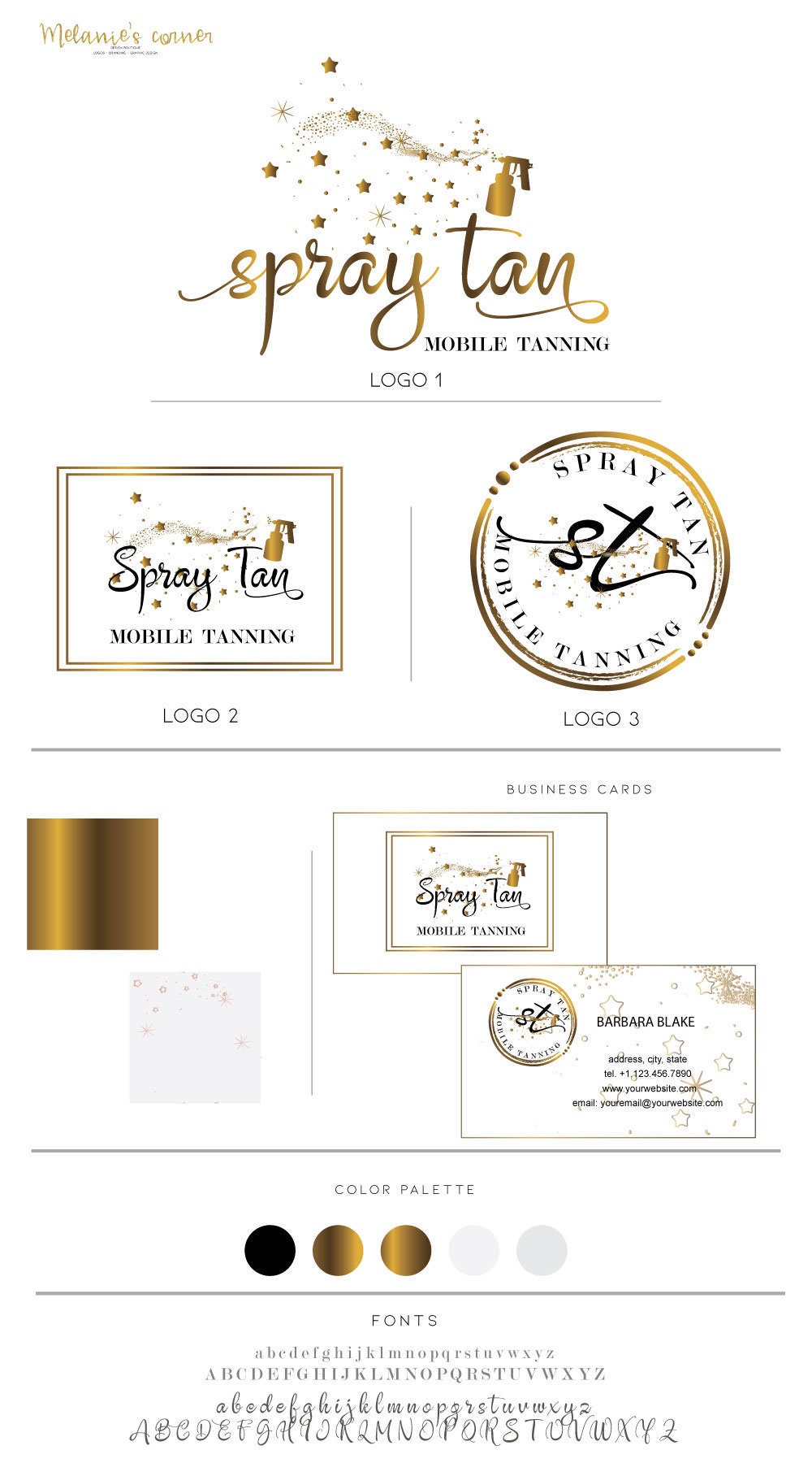 Mobile Tanning Logo Spray gun logo 233 | Etsy