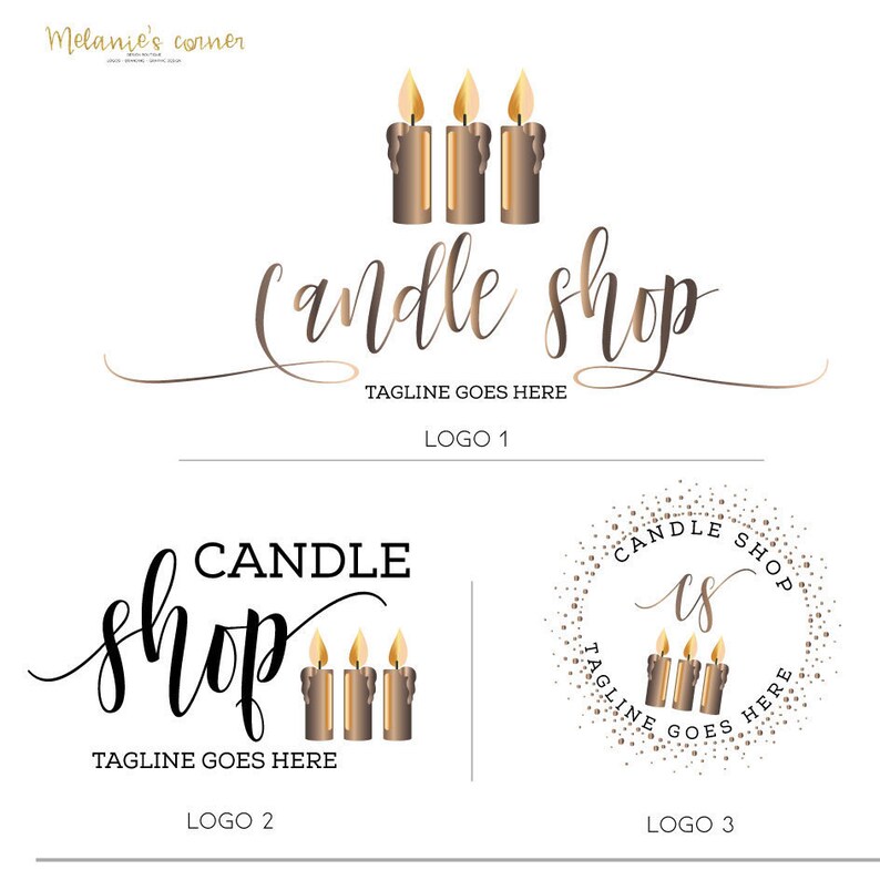 Logo Design Candle Logo Design Aromatherapy Logo Scents Logo - Etsy