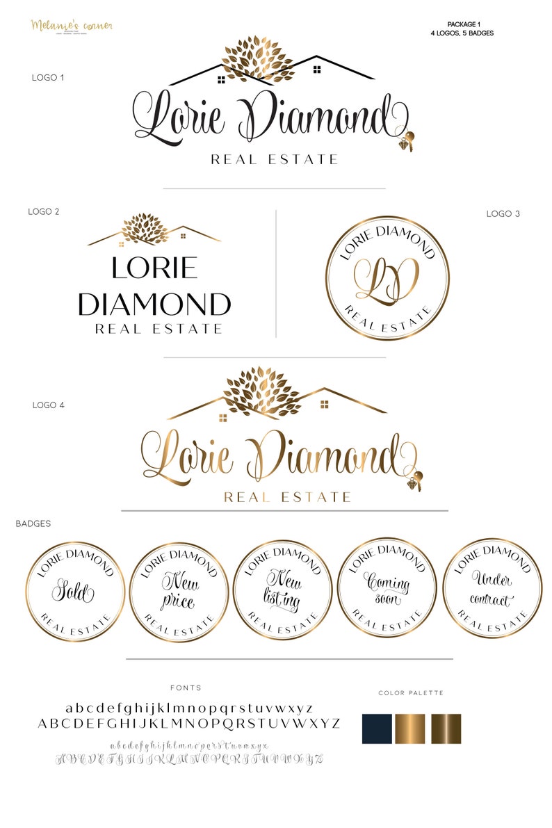 Real Estate Logo 607 | Etsy
