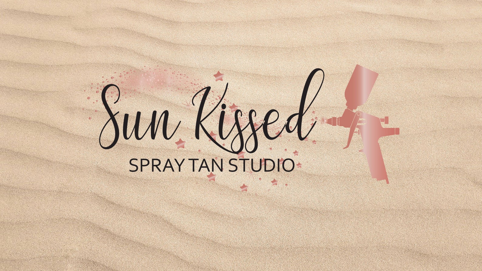 Spray Tan Logo Logo Design Mobile Tanning Logo Rose Gold Logo | Etsy