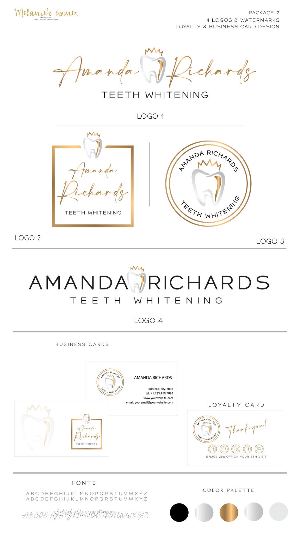 Teeth Whitening Logo 575 - Etsy