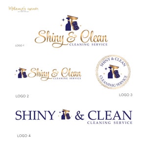Cleaning Service Logo, Cleaning Logo 613 - Etsy