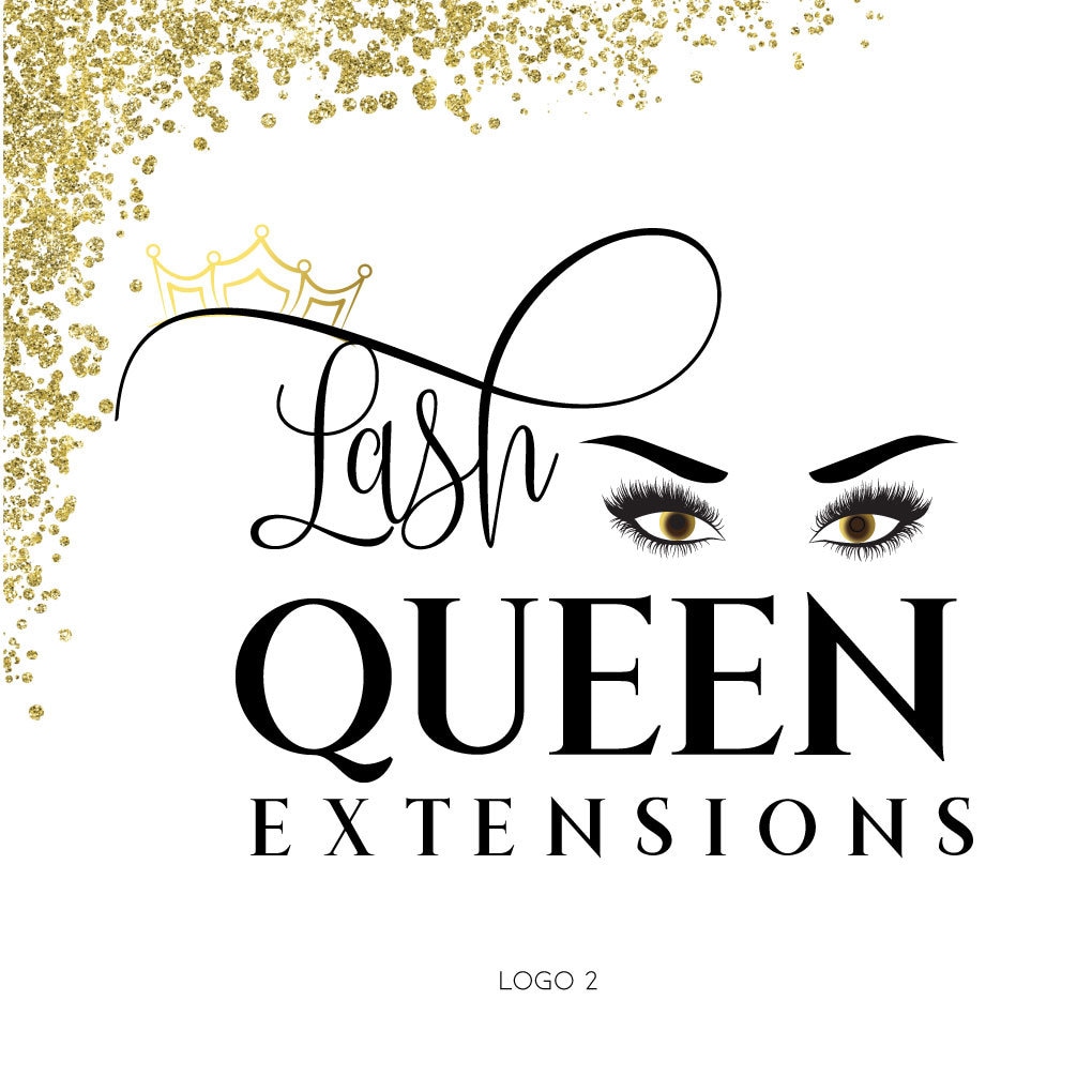 Lash Logo, Eyelash Logo Design, Makeup Artist Logo, Small Business Logo ...