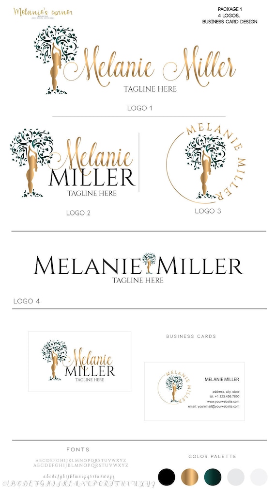 Tree Logo Design 521 | Etsy