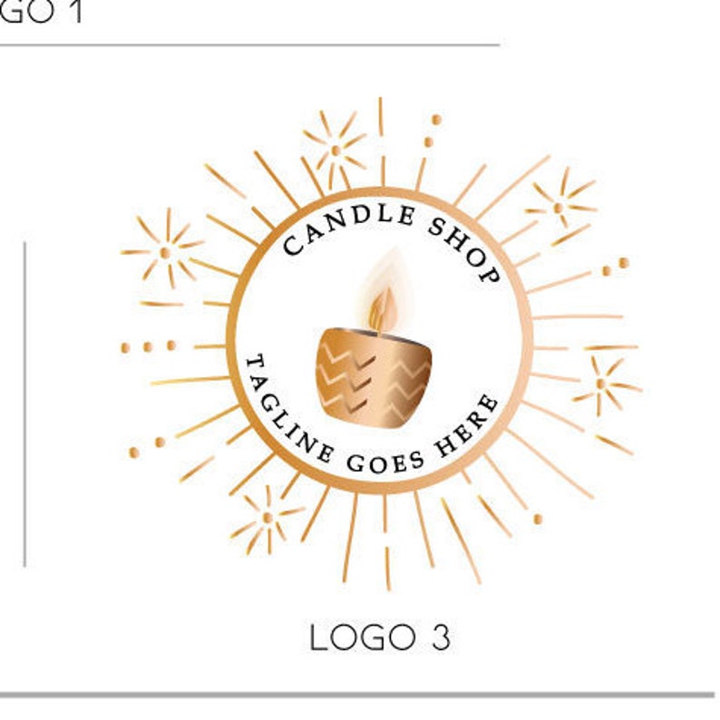 Logo Design Candle Candle Logo Design Candle Making Logo - Etsy