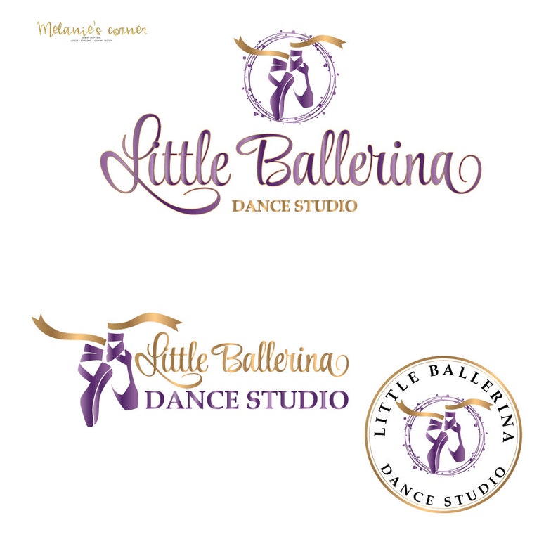 Dance studio logo design 377 | Etsy