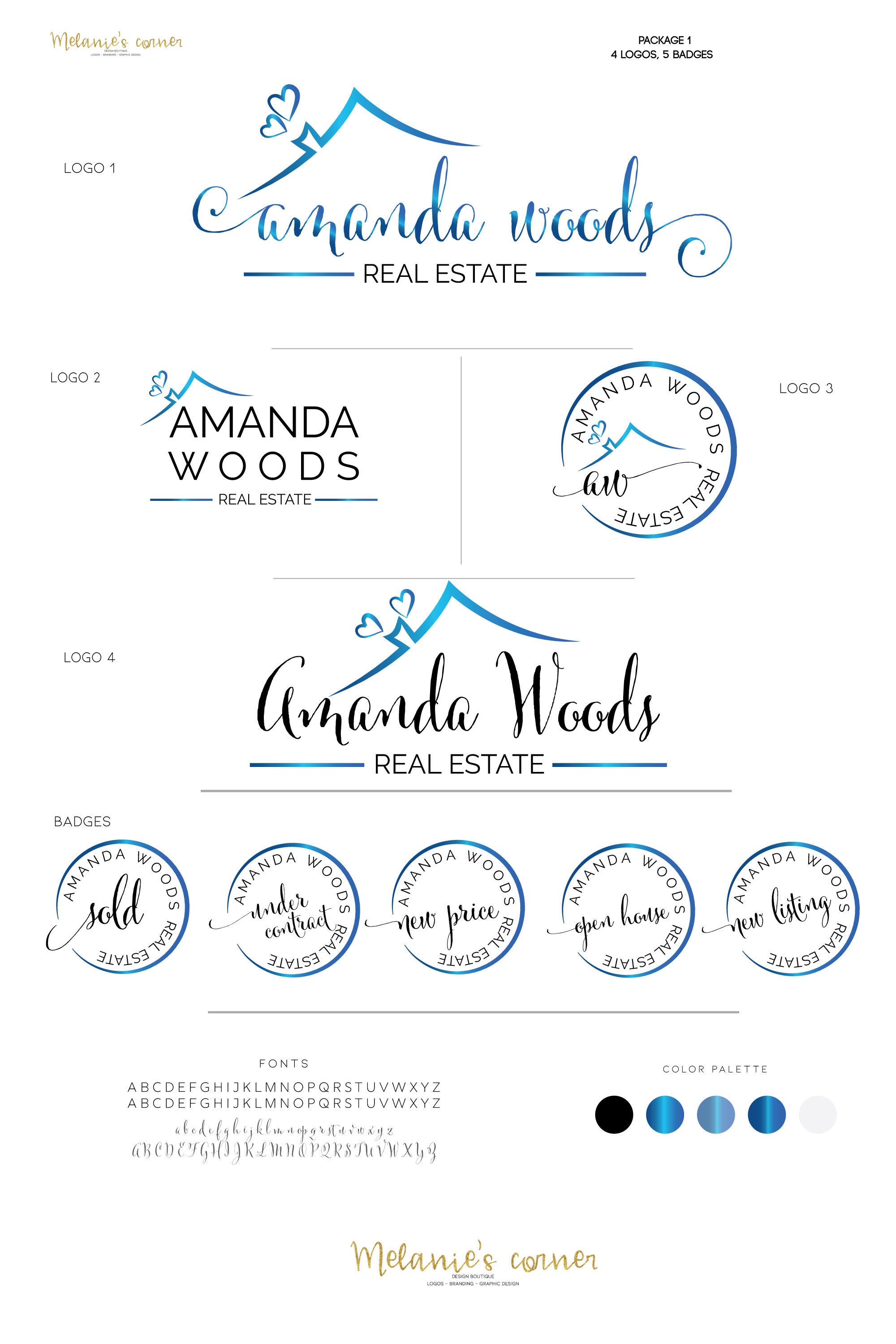 Real Estate Logo Logo Design 445 | Etsy