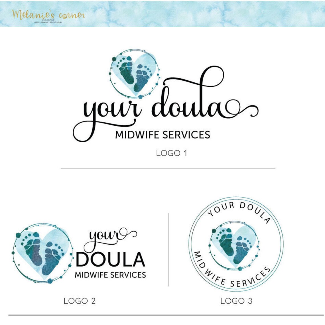 Premade logo design Doula service logo Doula logo Birth logo | Etsy