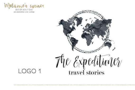 World Map Logo Design