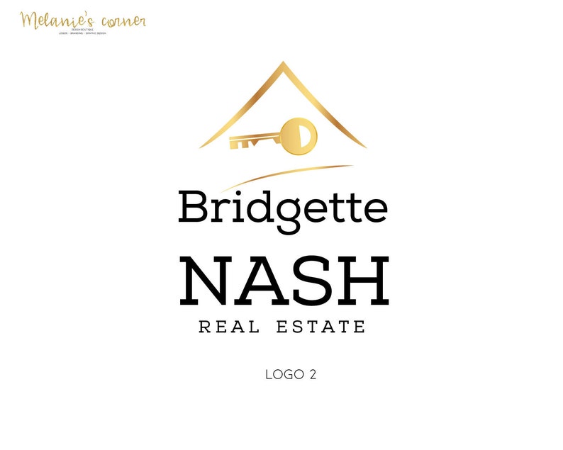 Real Estate Logo Design Key Logo House logo Realtor Logo | Etsy