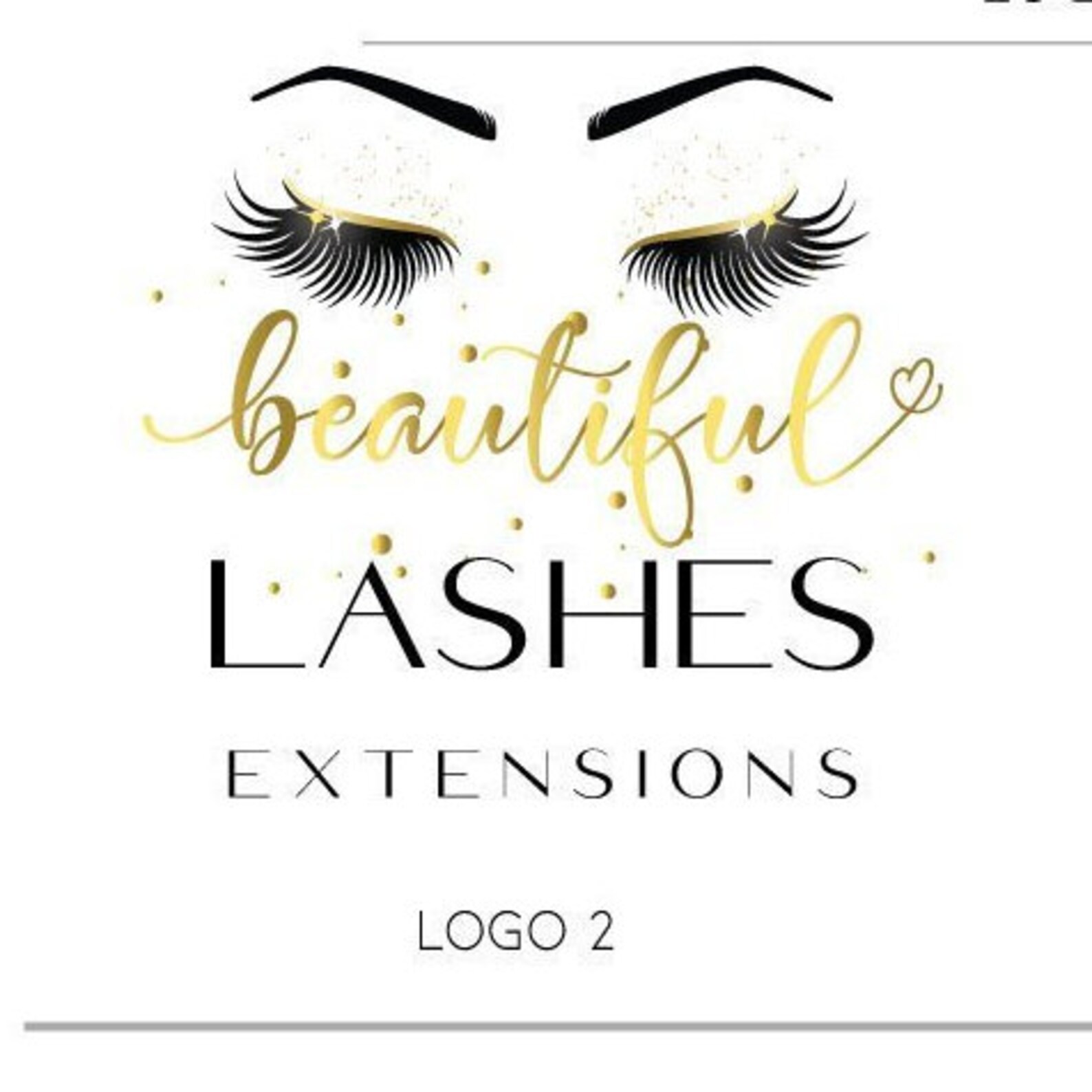Lash Logo Lashes Logo Eyelash Extensions Logo Beauty Logo - Etsy