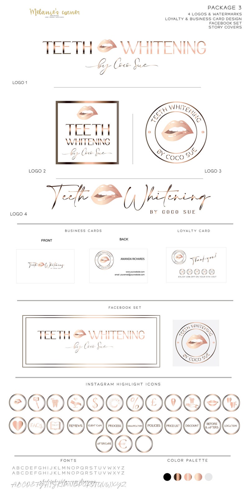 Teeth Whitening Logo 563 - Etsy