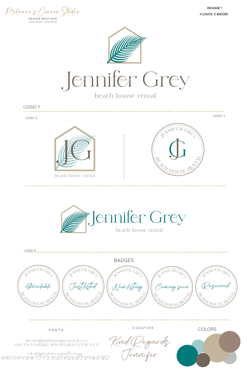 Real Estate Logo Design Coastal Real Estate Logo Beach House - Etsy