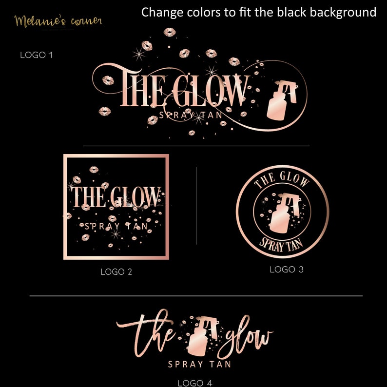 Mobile Spray Tanning Logo 434 - Etsy