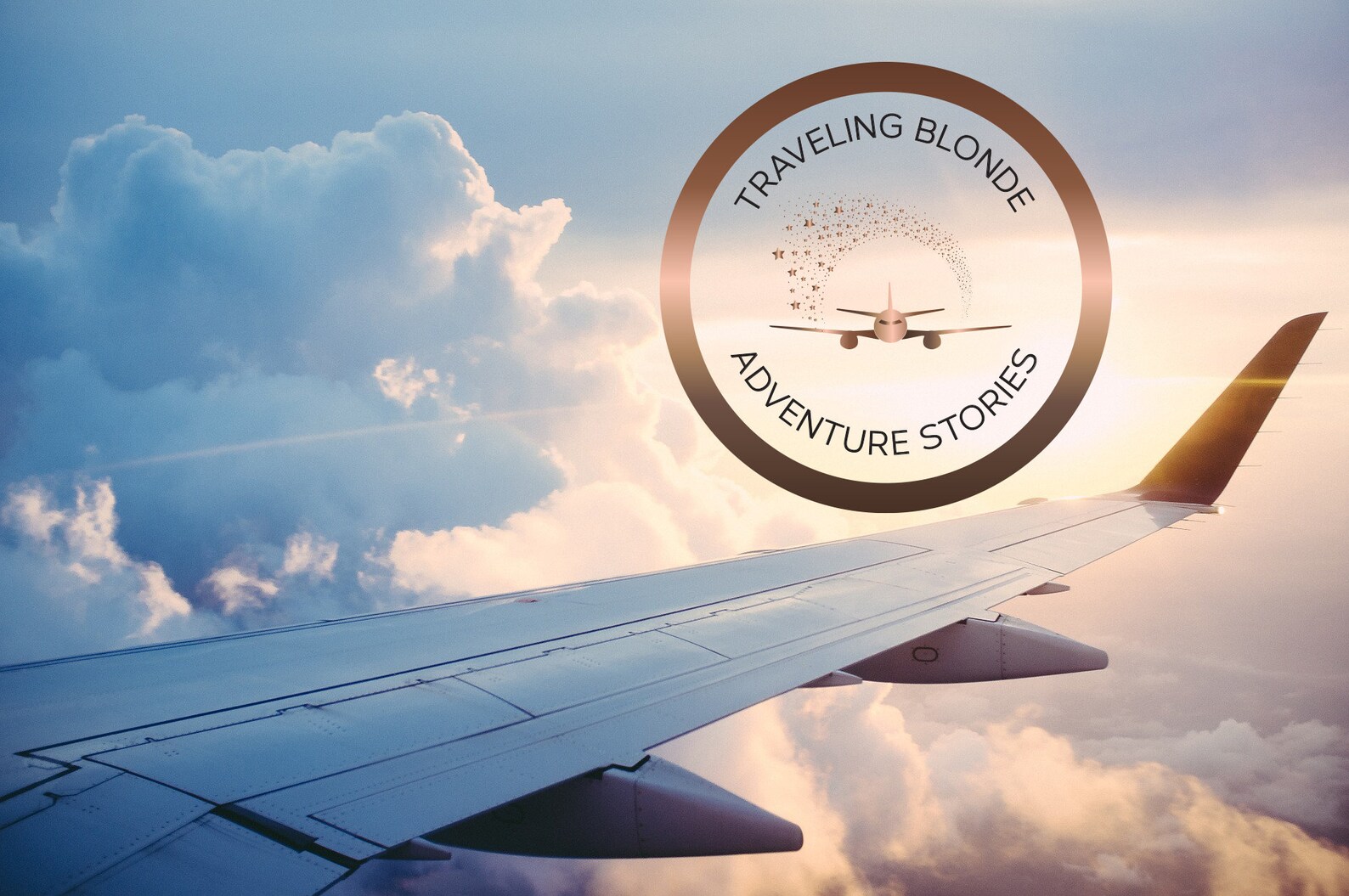 Travel Blog Logo Airplane Logo 603 - Etsy