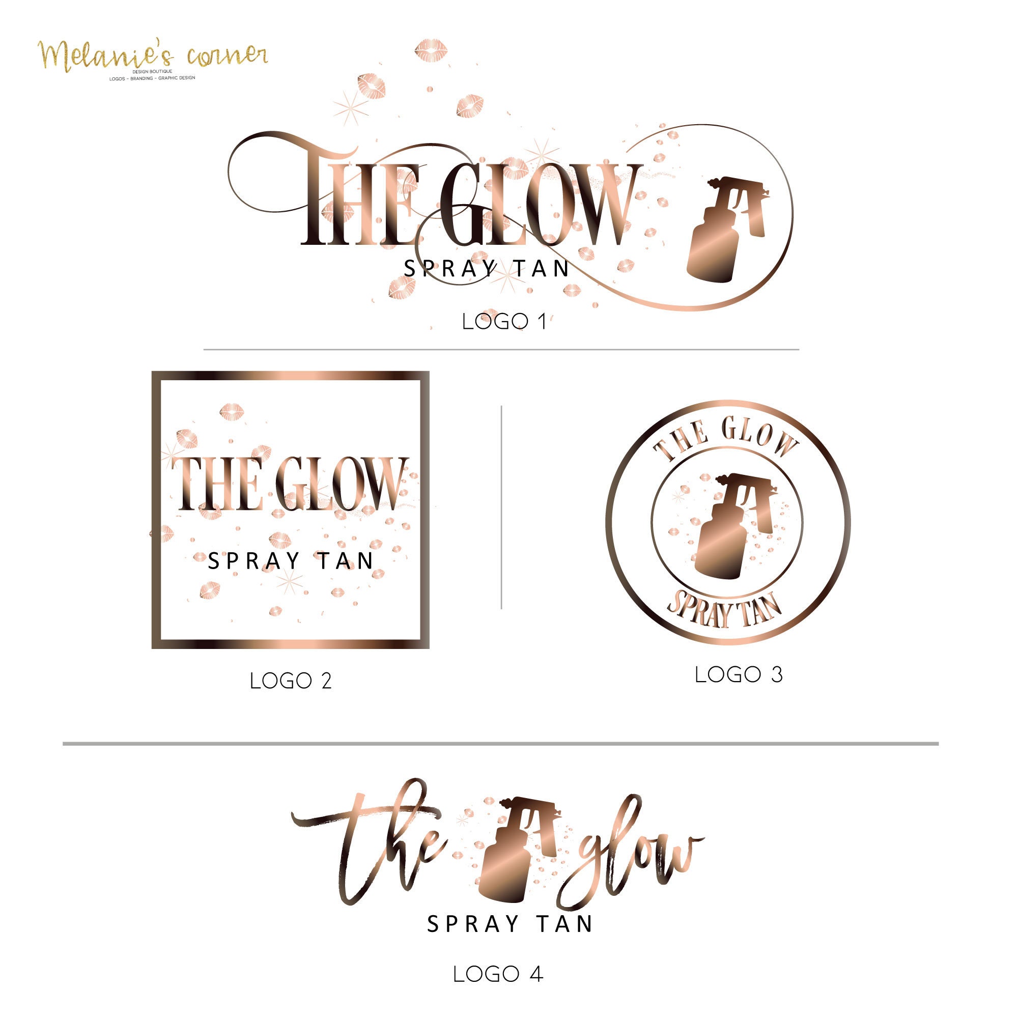 Mobile spray tanning logo 434 | Etsy