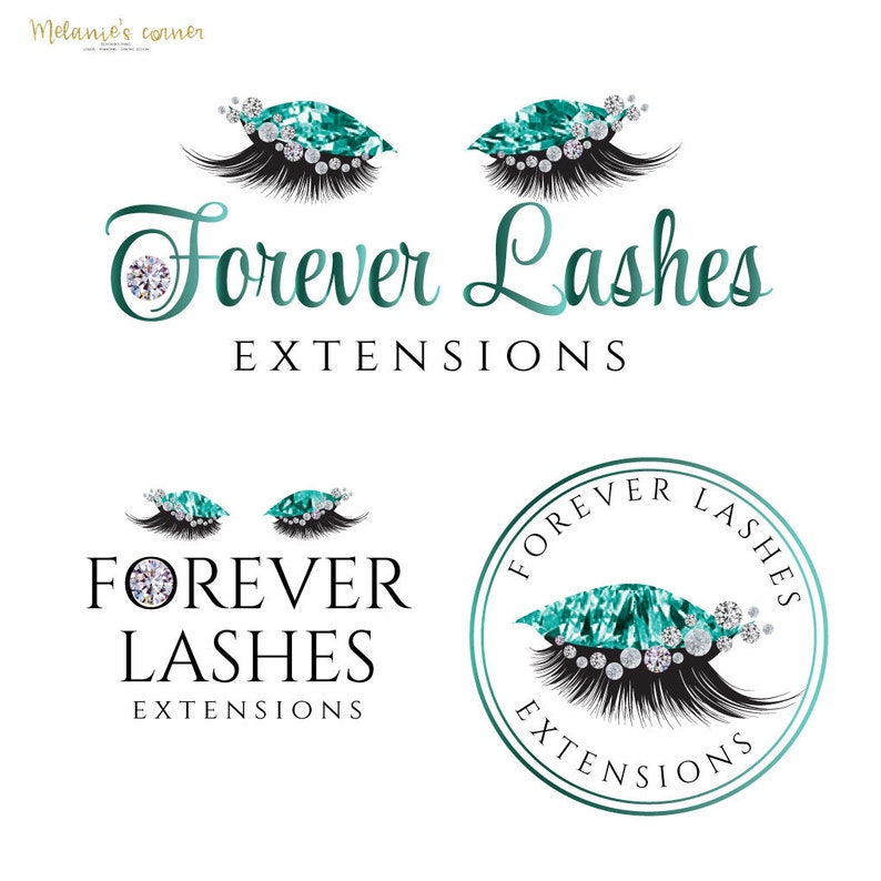 Lash Extensions Logo Lash Logo Eyelash Logo 347 - Etsy