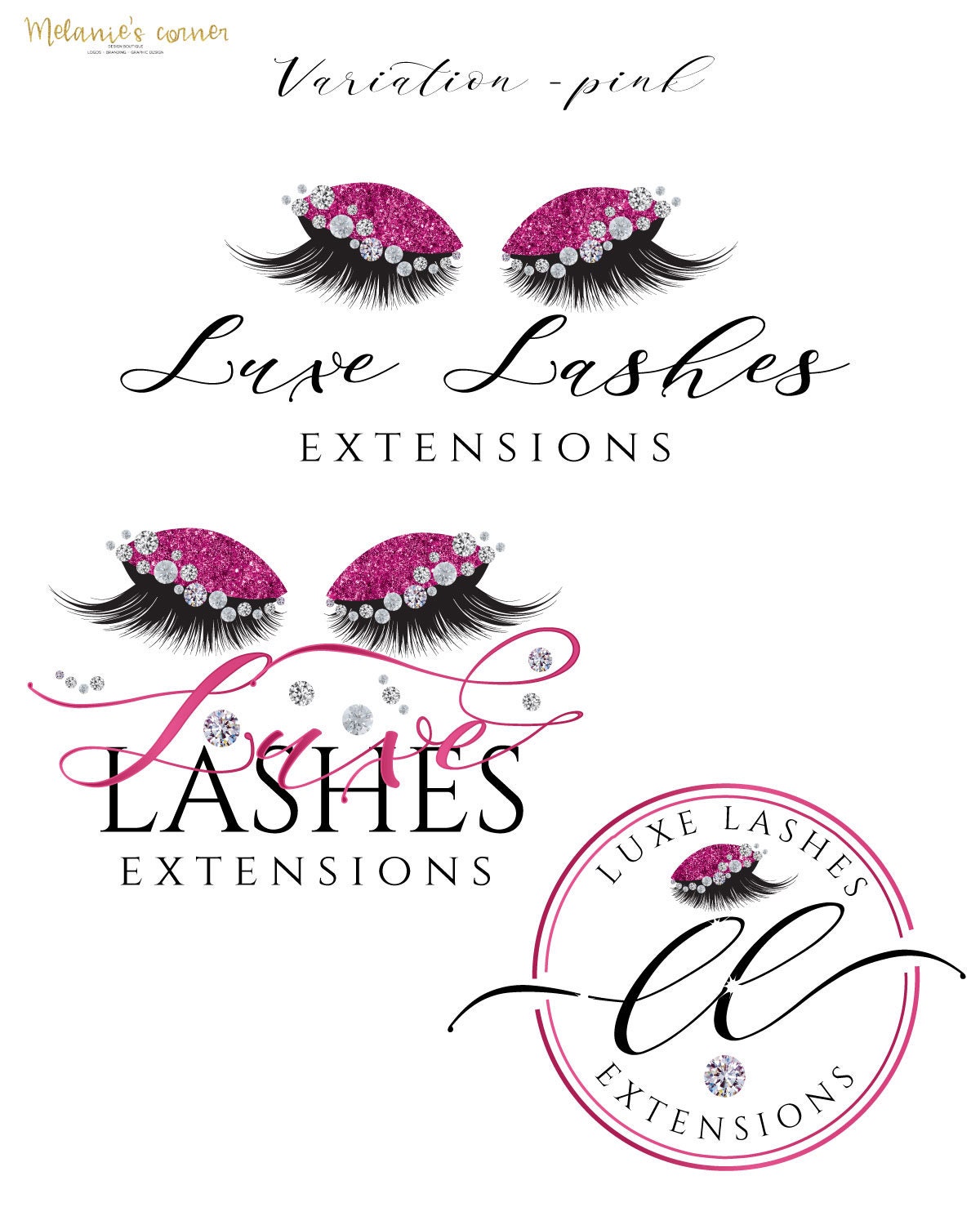 Lash Logo, Beauty Branding Logo - Etsy