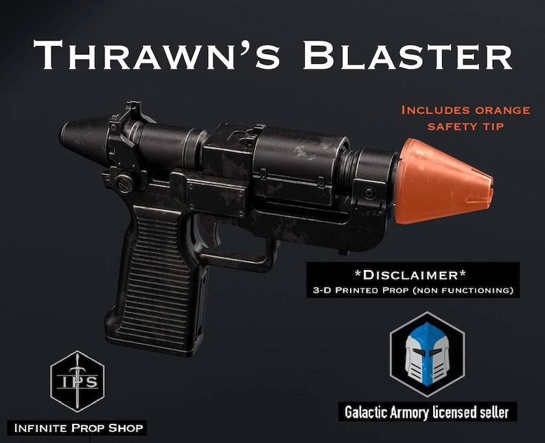 Thrawn's Blaster Prop: 3D Printed Cosplay (non-functioning) - Etsy