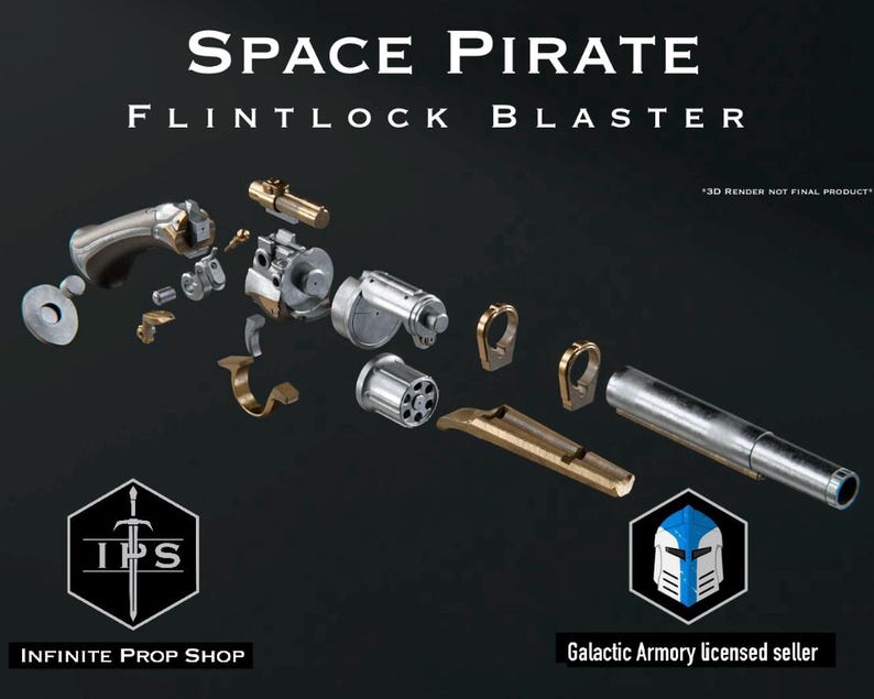 Skeleton Crew Inspired Flintlock Blaster DIY Kit - Etsy