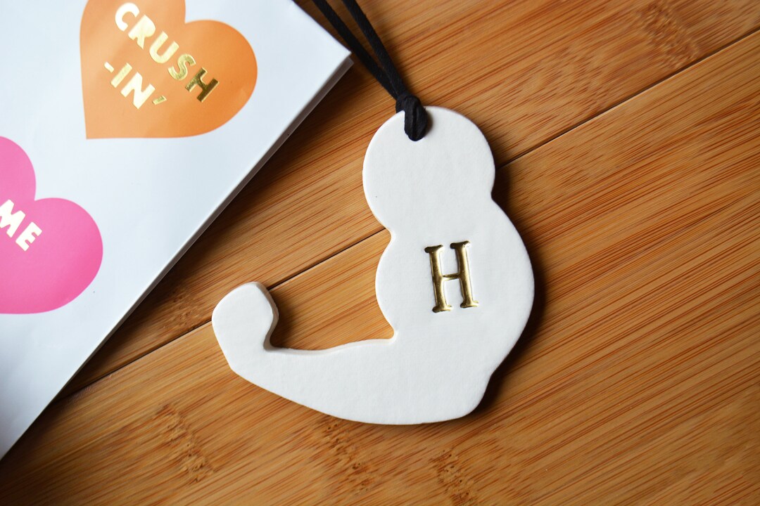 Arm Muscle Fitness Ornament - Work Out Gym Gift - Custom Crossfit or ...