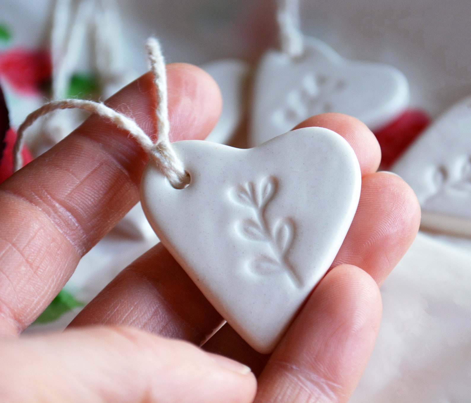 Heart Star Moon or Flower Gift Tags Ceramic Gift Tag Packs - Etsy