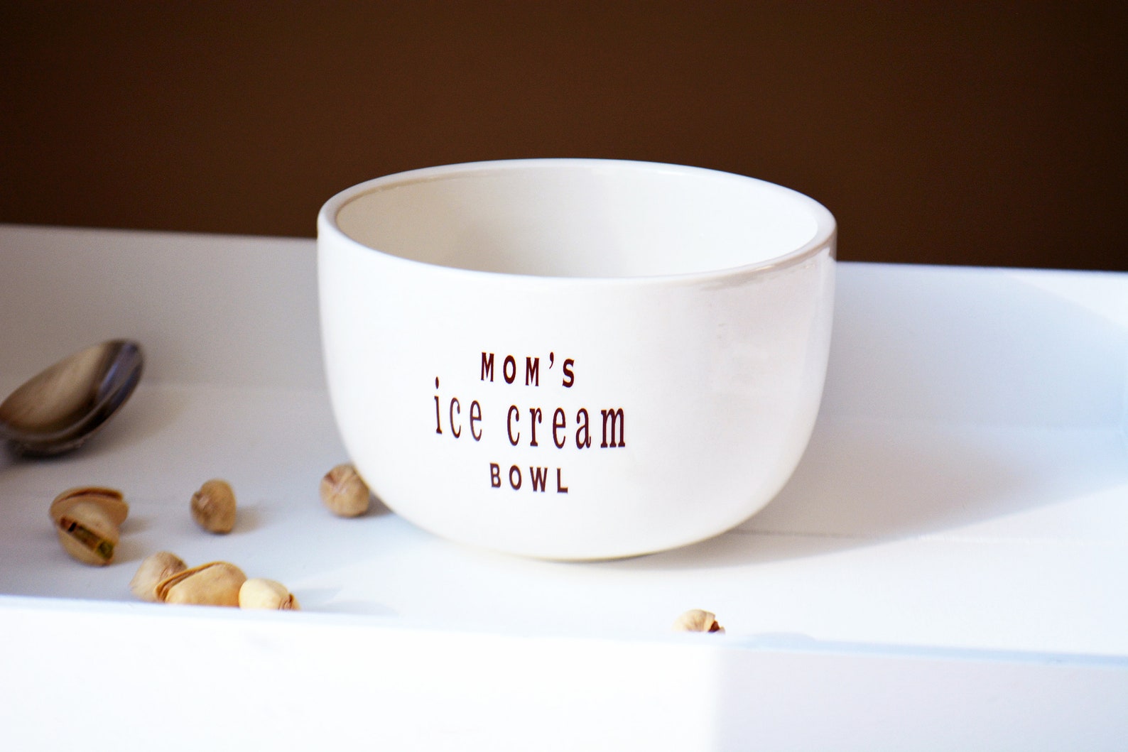 Large Personalized Ice Cream Dish or Dessert Bowl Ice Cream - Etsy