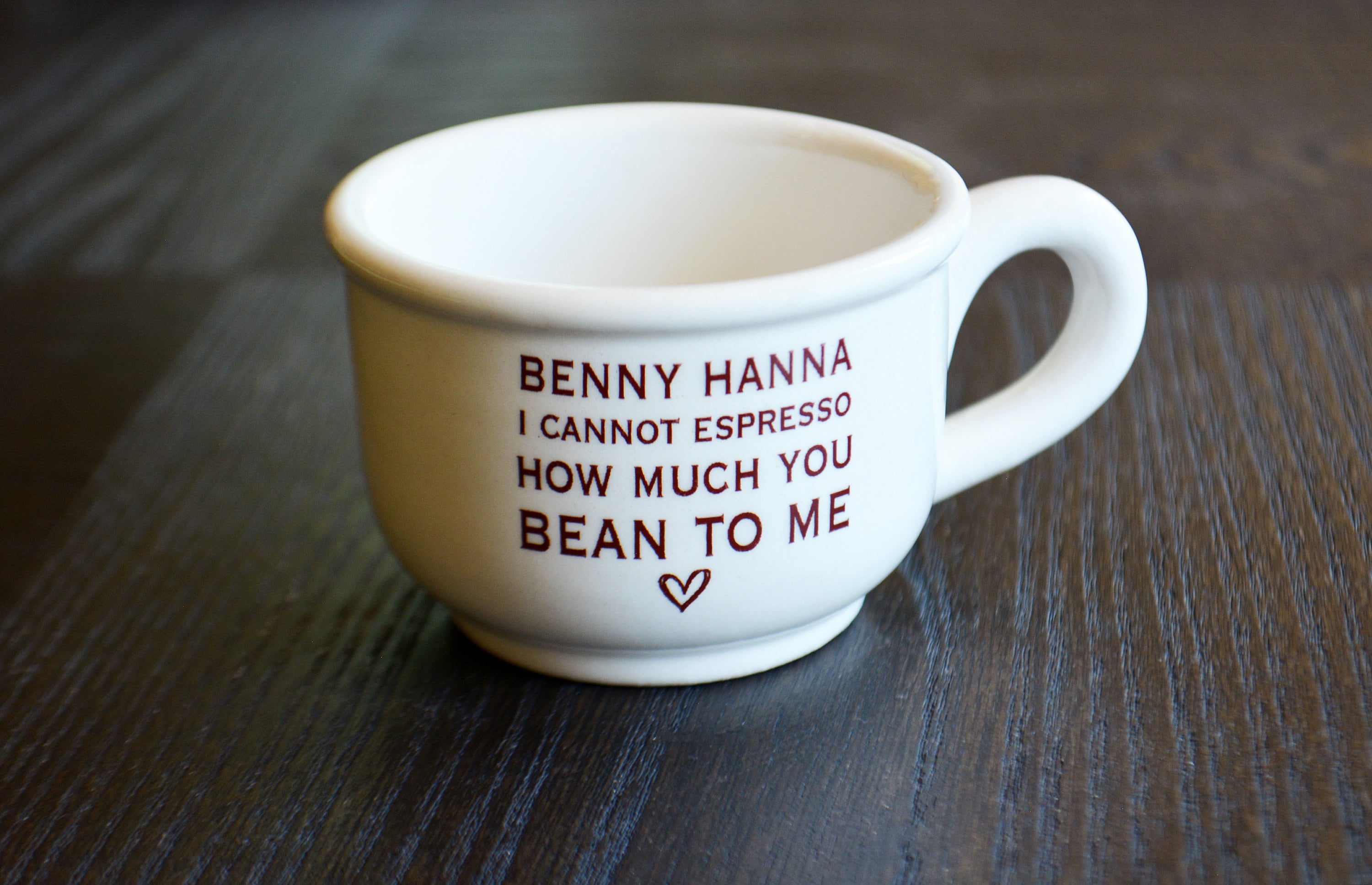 Personalized Mini Espresso Cup With Handle - Unique Coffee Lover Gift ...