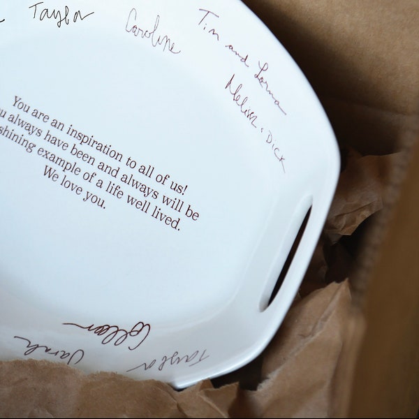 Signature Plate - Etsy