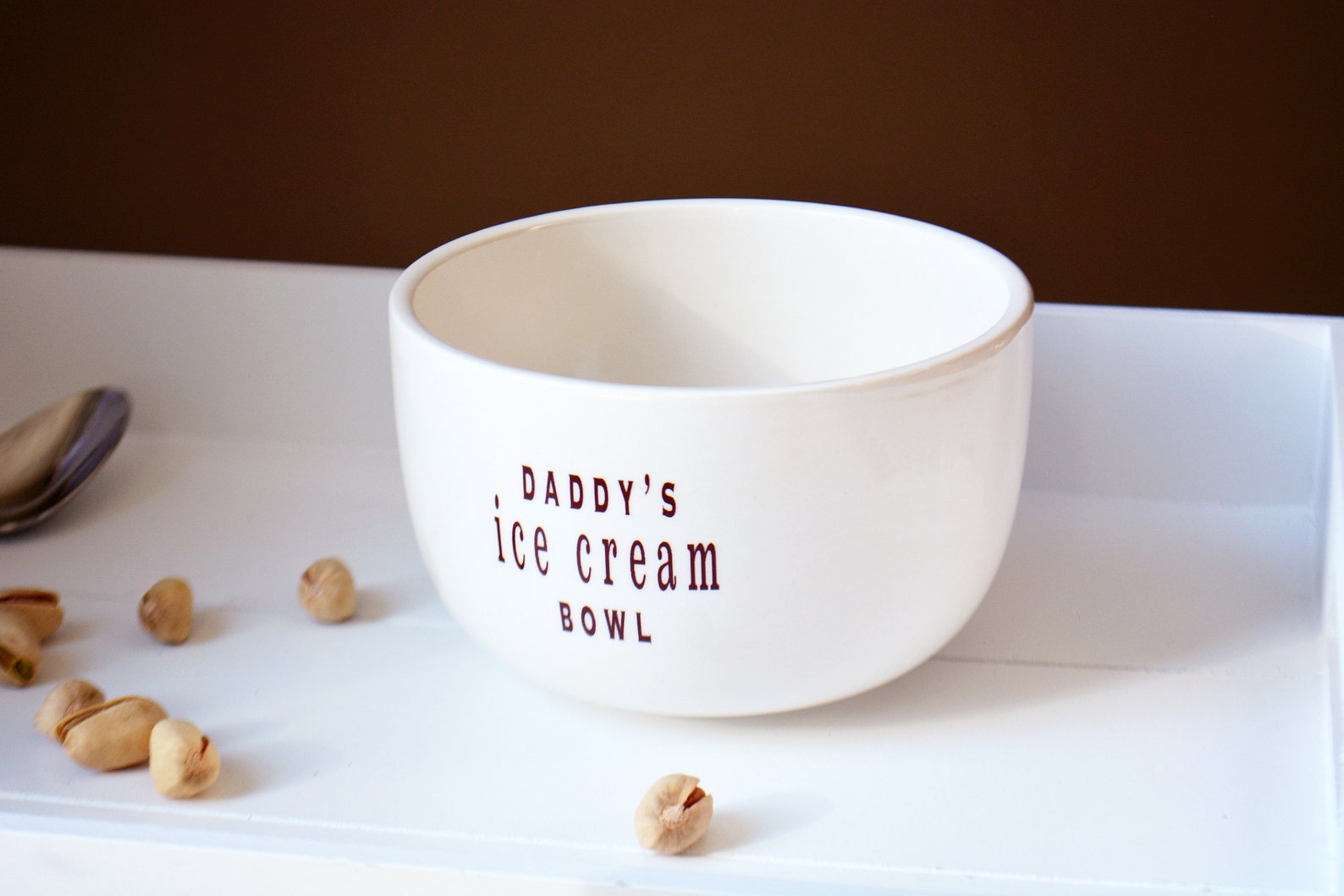 Large Personalized Ice Cream Dish or Dessert Bowl Ice Cream - Etsy