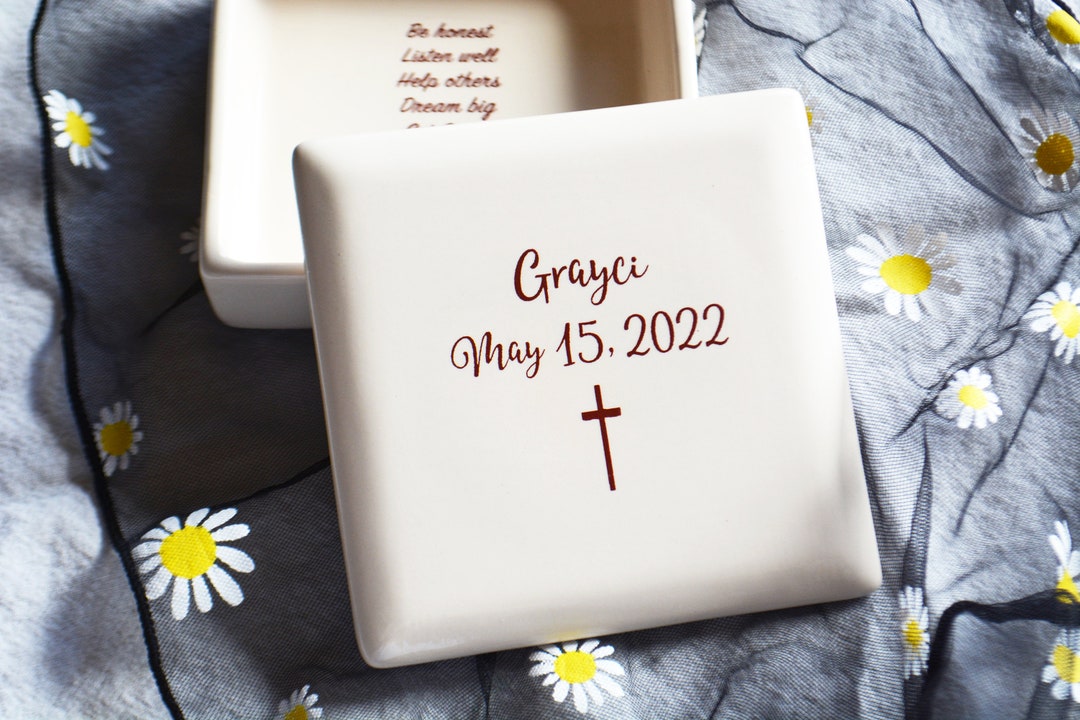 Personalized Large Square Keepsake Box for Friend Daughter Niece Sister ...