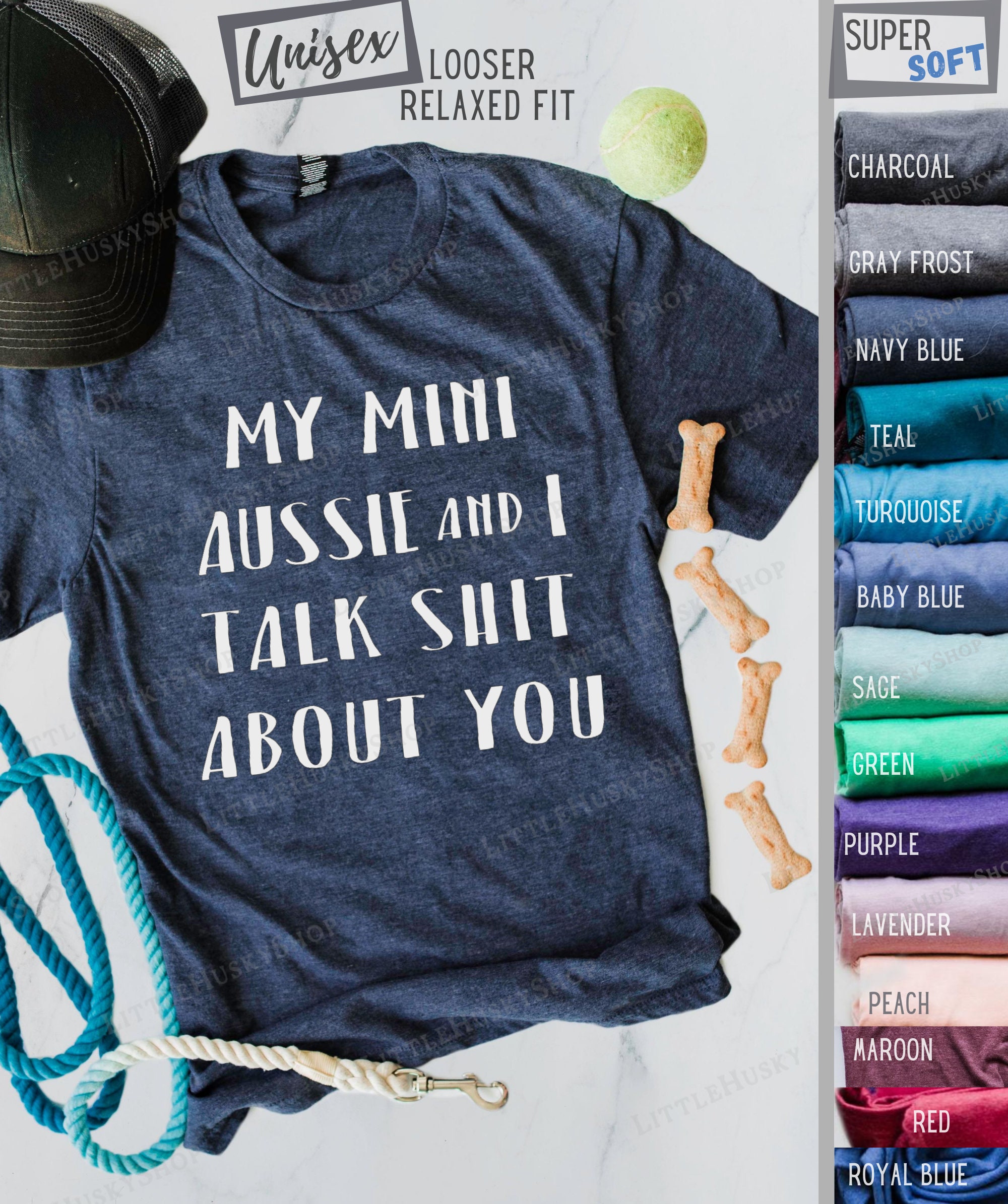 Aussie Shirt My Mini Aussie or Any Breed and I Talk Shit - Etsy