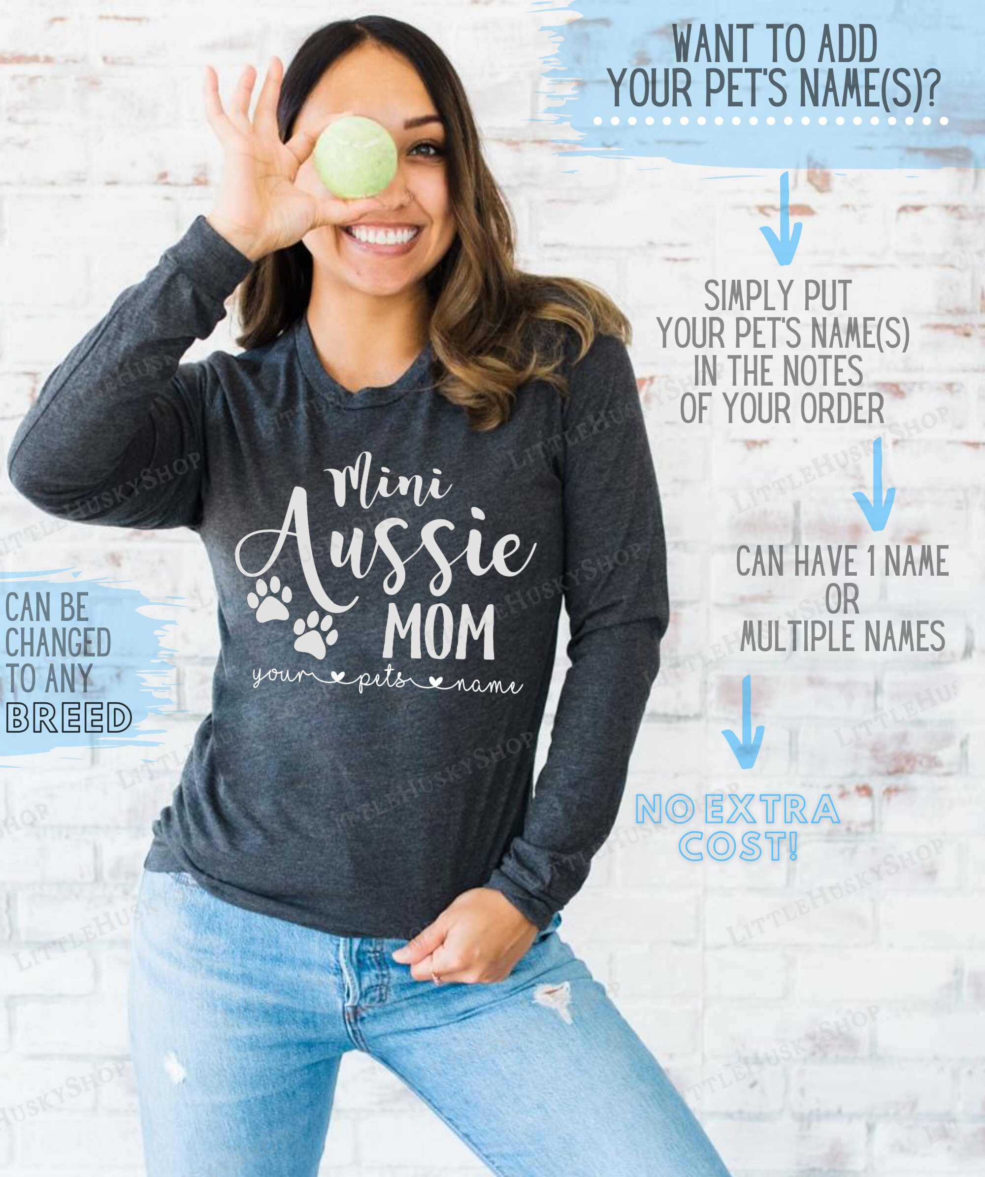 Aussie Shirt - Mini Aussie Mom Casual Dog Shirt - Mini Aussie Shirt ...