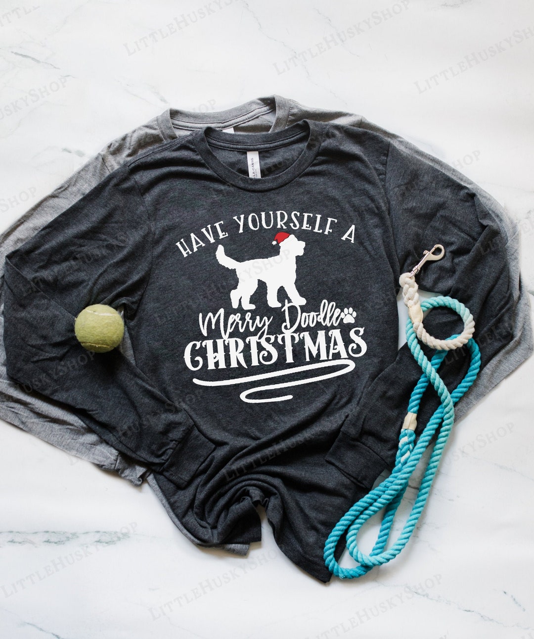 Have Yourself a Merry Doodle Christmas Funny Goldendoodle Mom Shirt ...