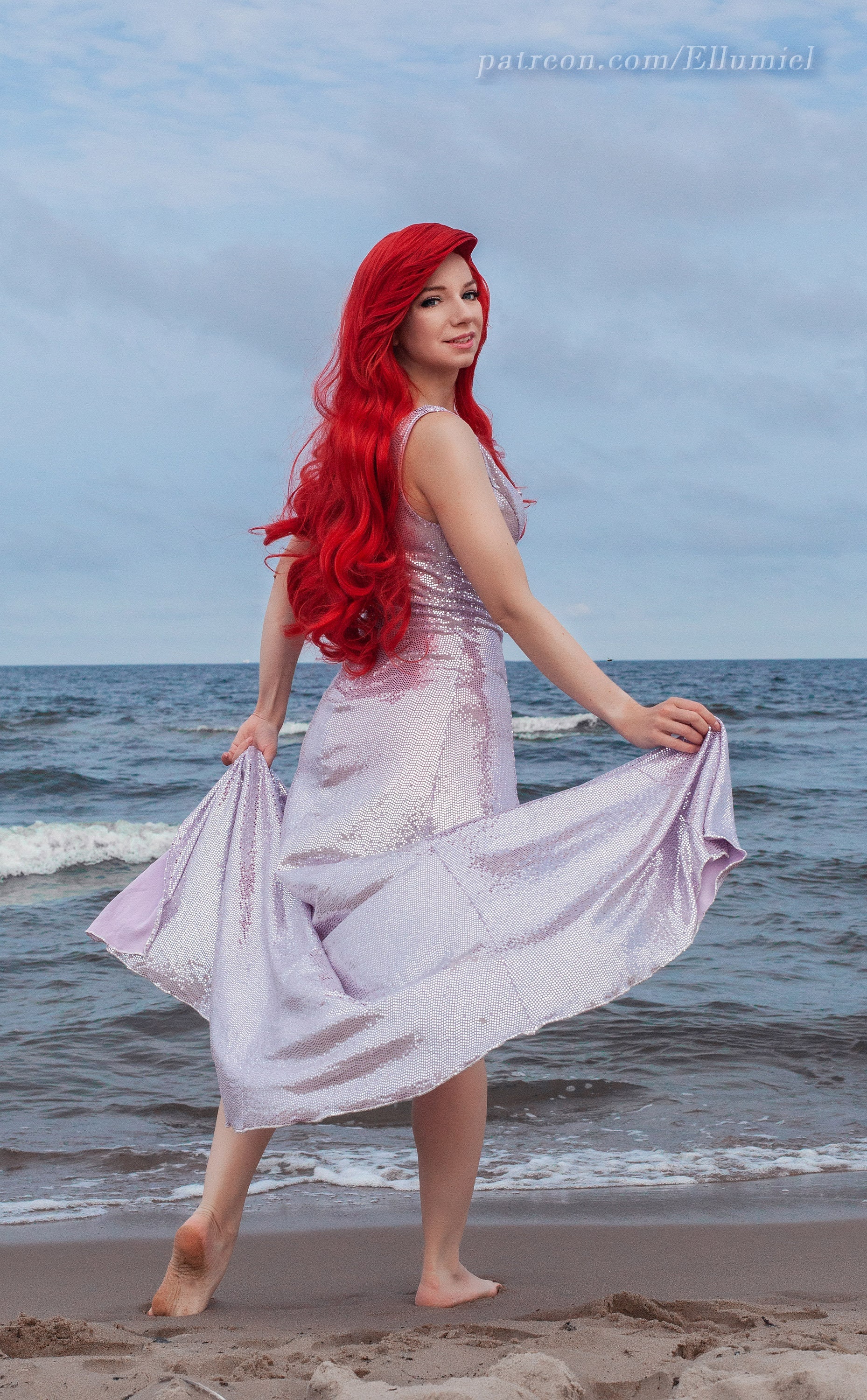 Ariel Handmade Cosplay Lilac Final Dress - Etsy