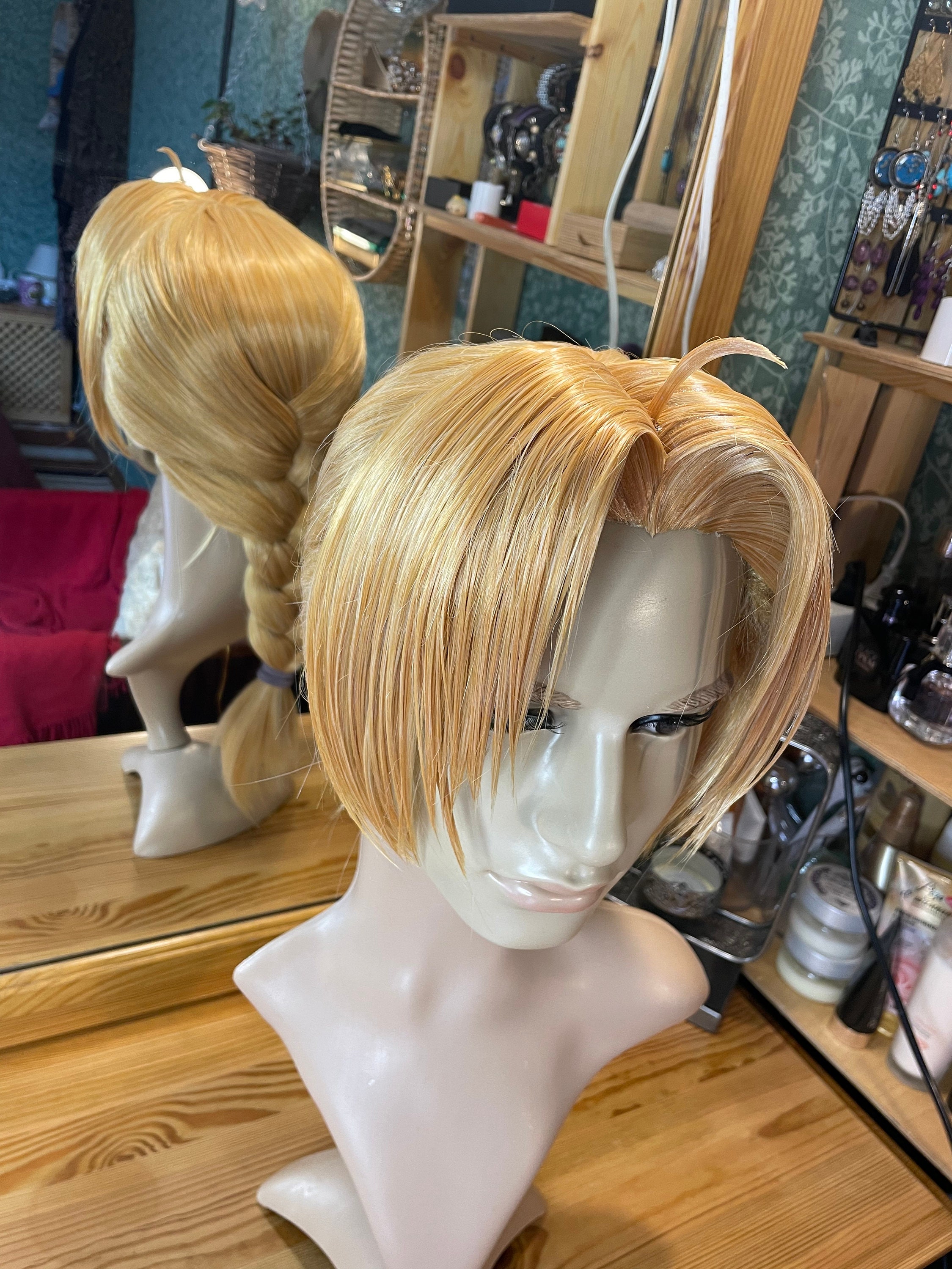 Edward Elric Cosplay Wig. Handmade Anime Wig - Etsy