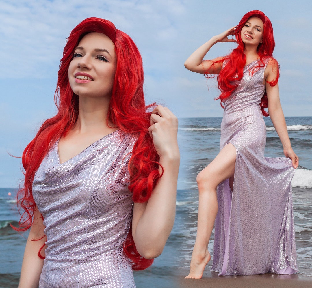 Ariel Handmade Cosplay Lilac Final Dress - Etsy