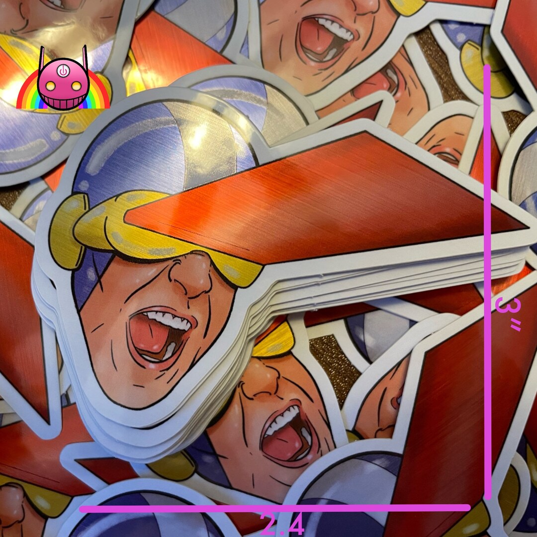 One Eye Laser Guy Sticker - Etsy