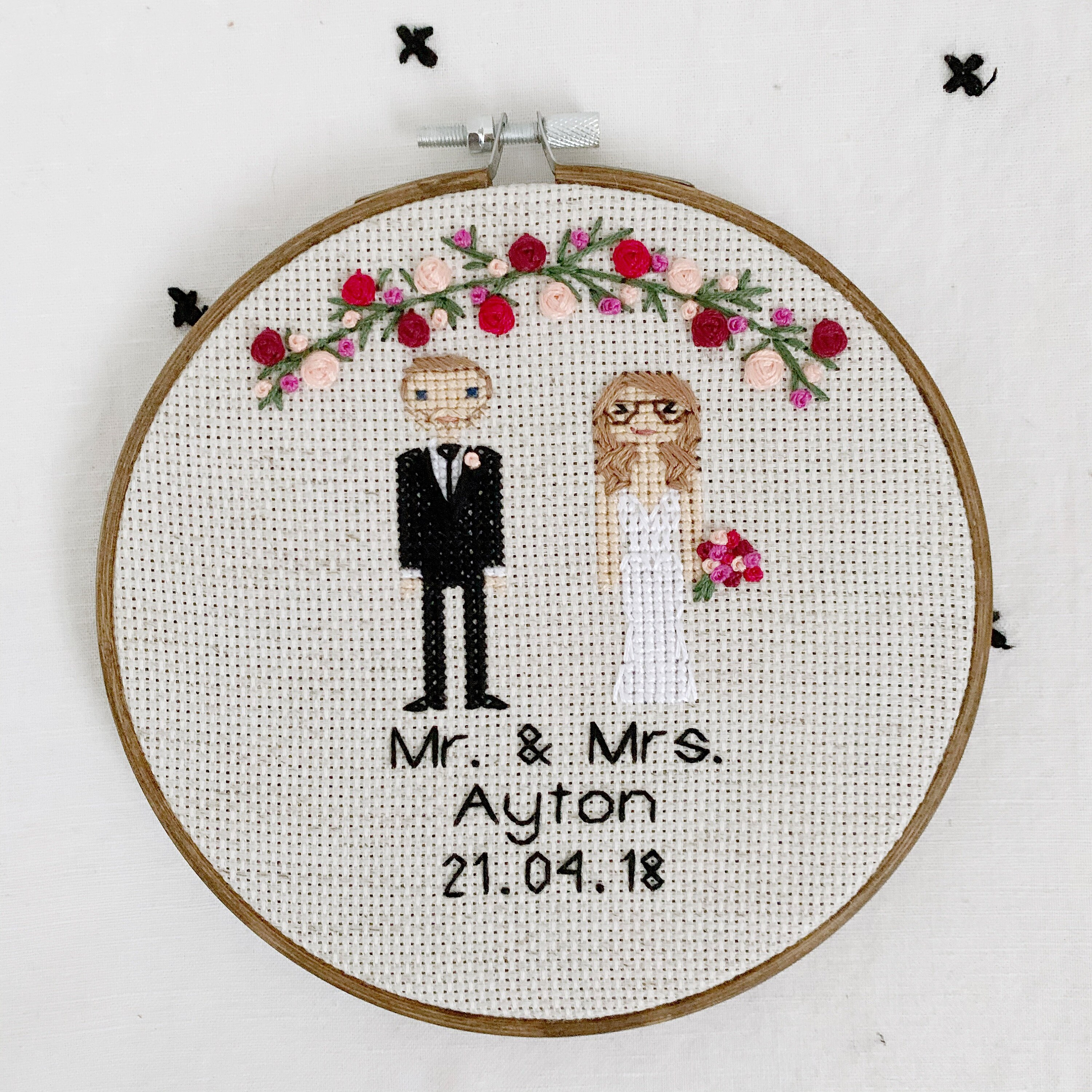 Rush Cross Stitch People Figure Family Portrait Cross Stitch - Etsy UK