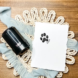Custom Pet Paw Print Name Stamp, Dog Mom Gifts for Pet Owners, Custom ...