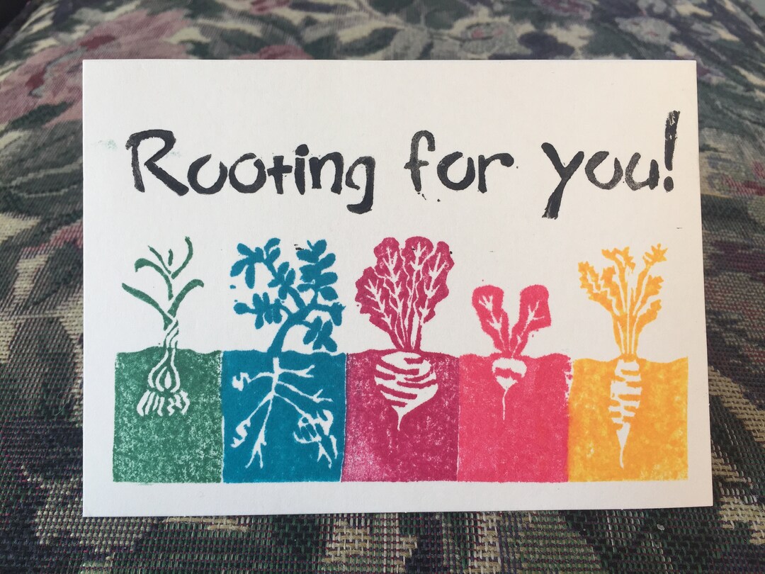 Rooting for You Card - Etsy