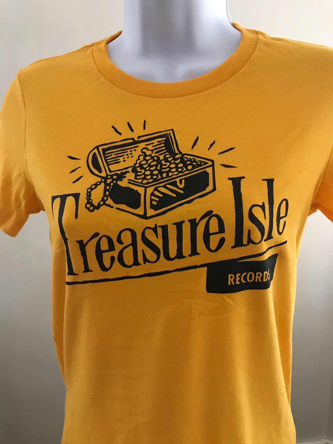 Treasure Isle - Vintage Reggae Record Label T-shirt (women's Slim-fit ...