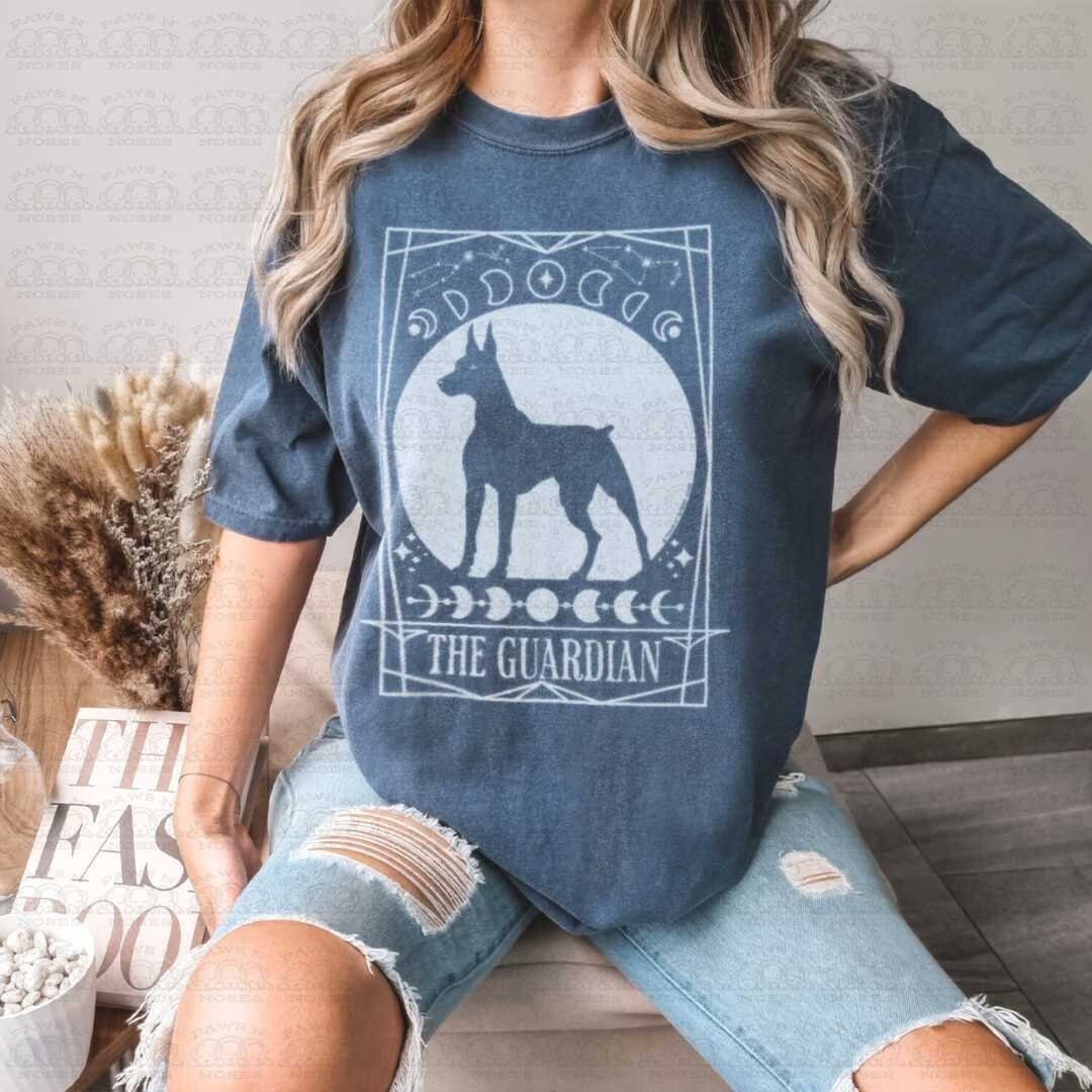 Doberman Pinscher Moon Phases Tarot Cottagecore Sweatshirt, Doberman ...