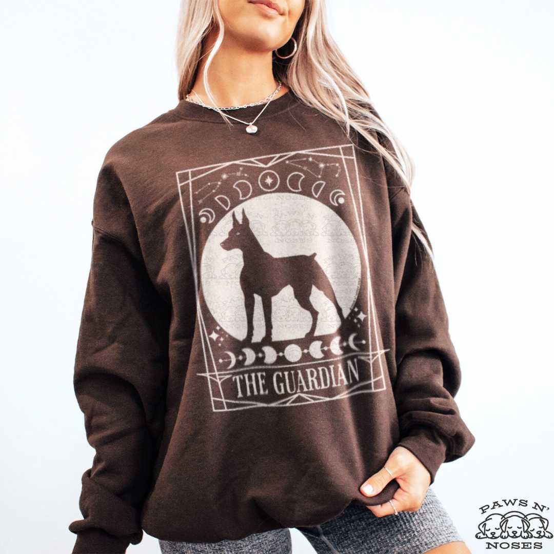 Doberman Pinscher Moon Phases Tarot Cottagecore Sweatshirt, Doberman ...