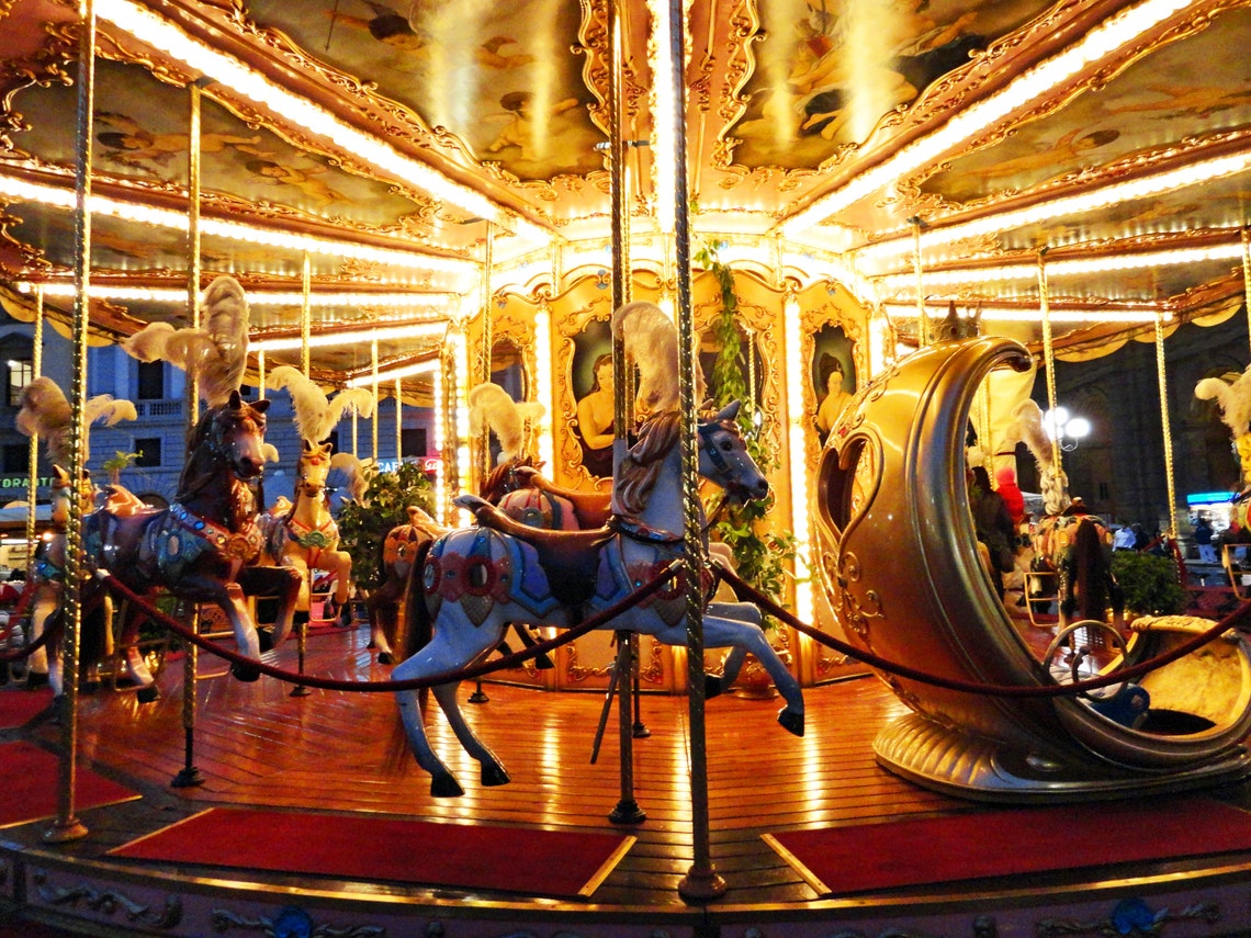 Carousel at Night Digital Download - Etsy