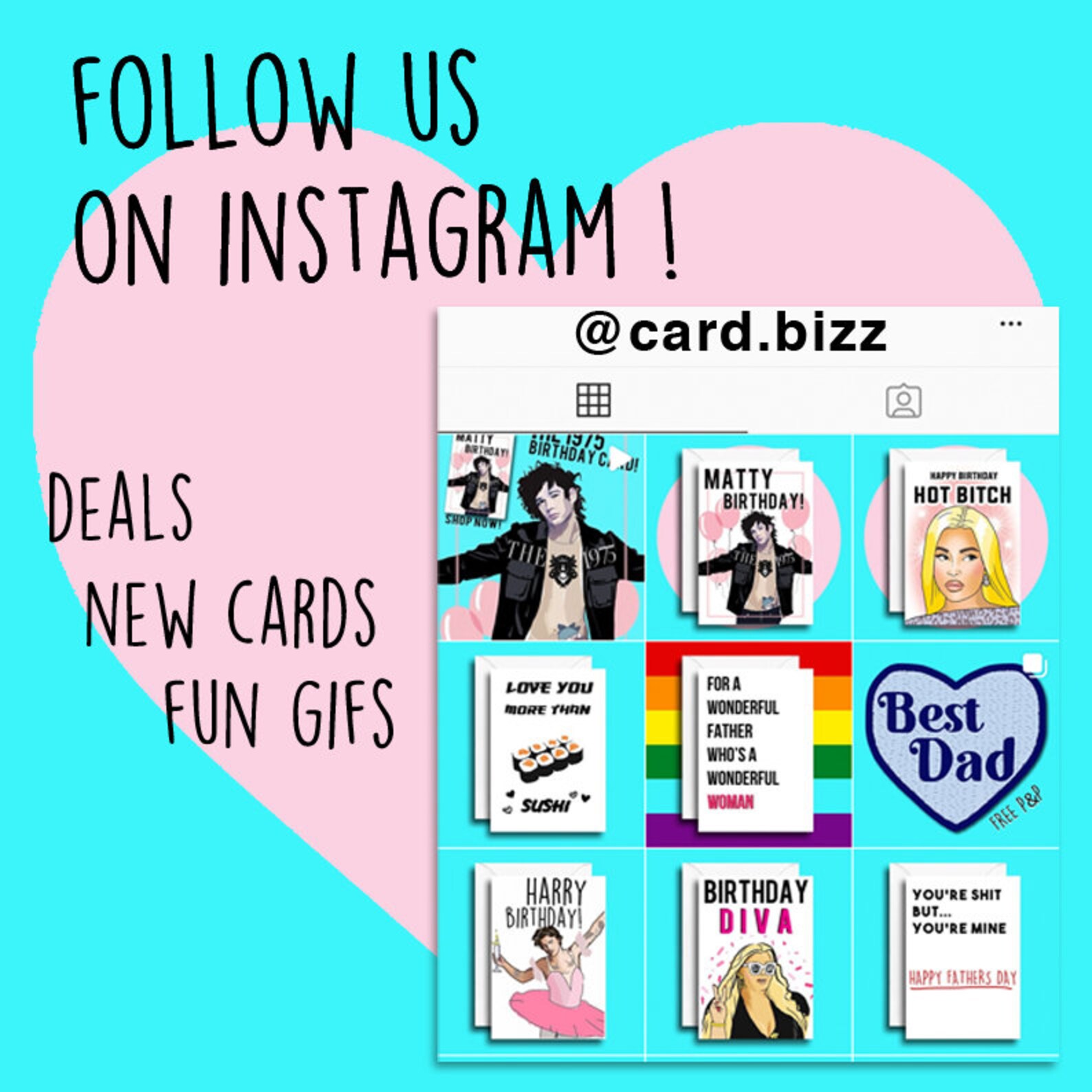 The 1975 Matty Healy Birthday Card | Etsy UK