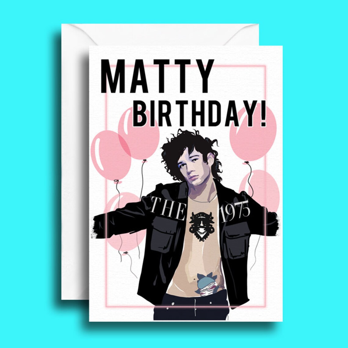 The 1975 Matty Healy Birthday Printable Card Digital | Etsy