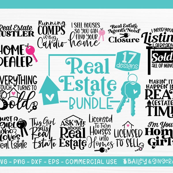 Real Estate Svg - Etsy