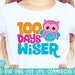 Cute Owl 100 Days of School SVG Cut File, Funny 100 Days Wiser SVG for ...