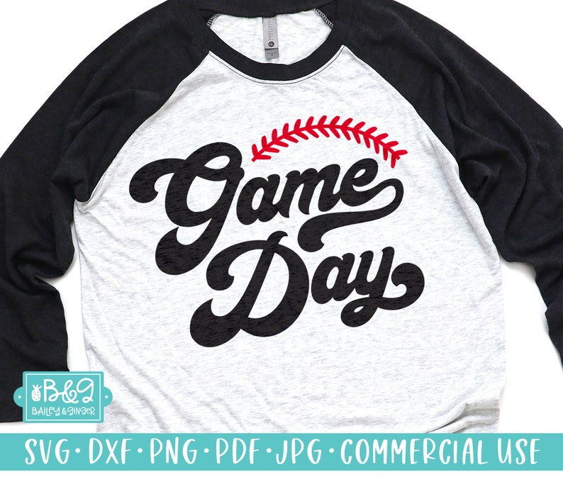 Game Day Baseball SVG Cut File, Baseball SVG and PNG for Shirts ...